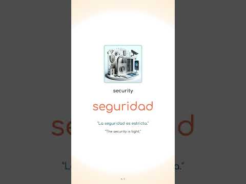 🇪🇸 5 Spanish Words in 60 Seconds 🕛 Apartment: elevator, intercom, mailbox, security, parking