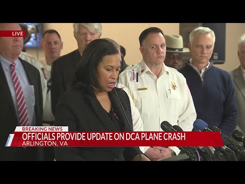 WATCH: Officials provide update after plane crashed near DCA