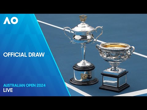 LIVE | Official Draw | Australian Open 2024