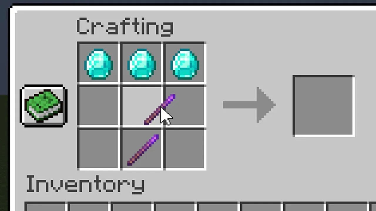 can you craft a pickaxe using debug sticks?