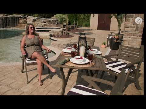 Arden Selections ProFoam Black Cabana Striped Outdoor Cushion