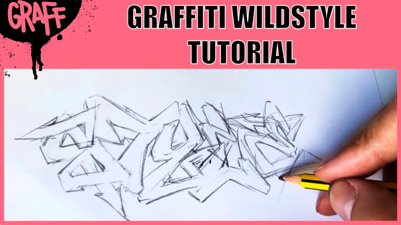 How to draw WILDSTYLE graffiti - Expert level on paper