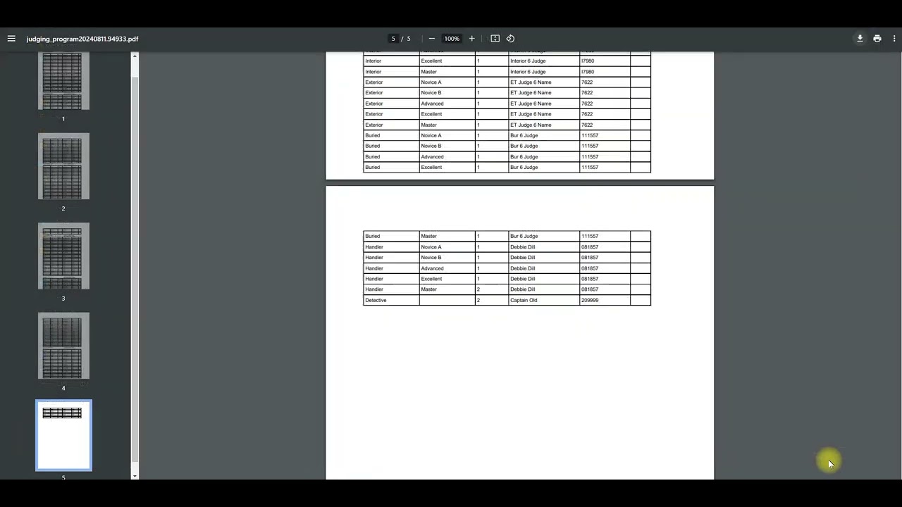 AKC Scent Work Create Judging Program