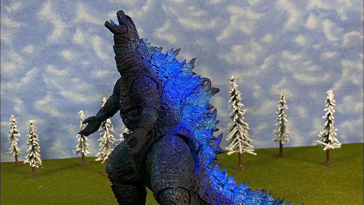 Godzilla (2019) Atomic Breath Test (Stop Motion)