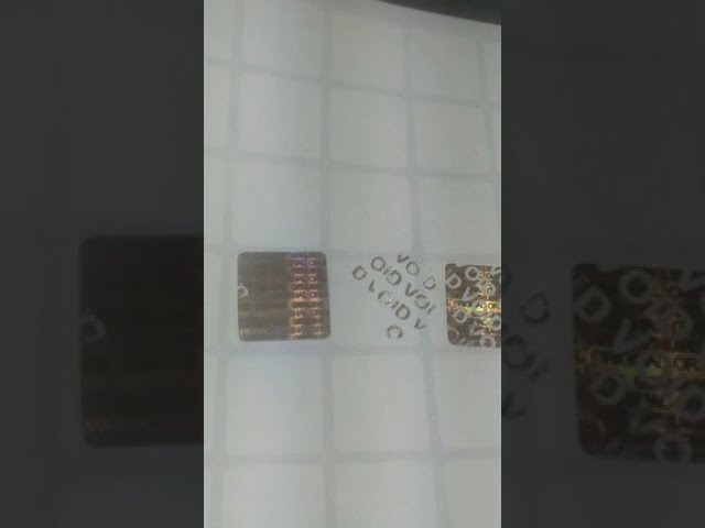 Hologram labels ,tape Serial number and void tampe - Void Tamper Silver ...
