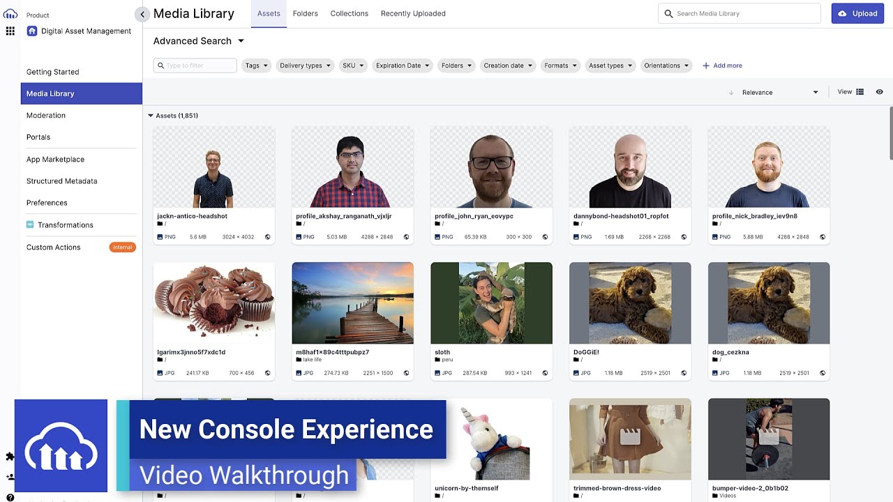 First Look: Cloudinary's New 2022 Console Experience