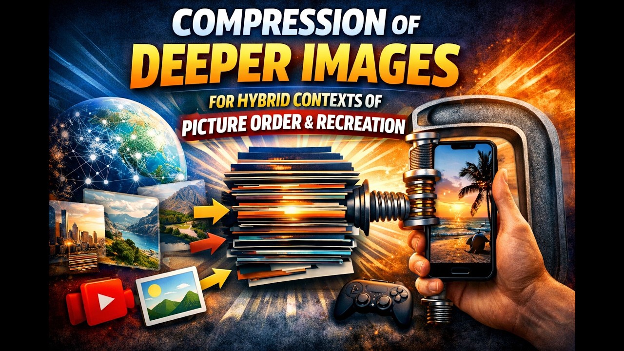 Compression of Depper Images for Hybrid Contexts of Picture Order and Recreati