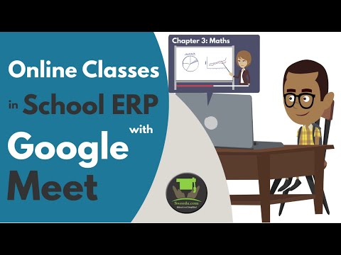 Online Smart Classes in School Management Software with Google Meet Integration | SWEEDU