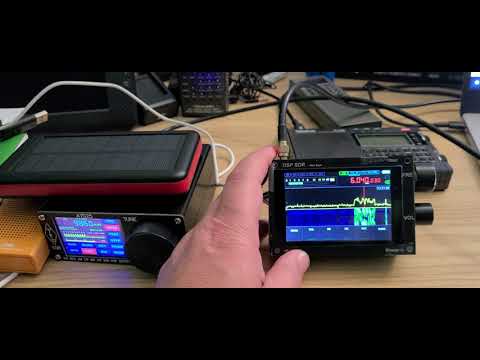 Chinese Malahit Clone DSP SDR tuning 49 meter band shortwave 5700 - 6200 kHz 2315 UTC