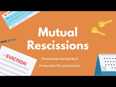 Mutual Rescission of Lease