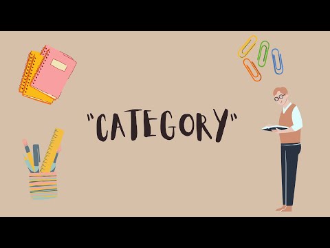 How to pronounce the word “CATEGORY”