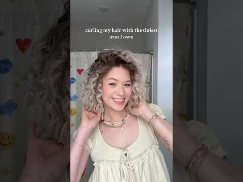 Recreating Sabrina's Hair in Manchild! #hairtok #hairstyle #shorthairstyles #curls #hair #tutorial
