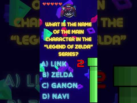Main character in The Legend of Zelda #trivia #shorts #fun