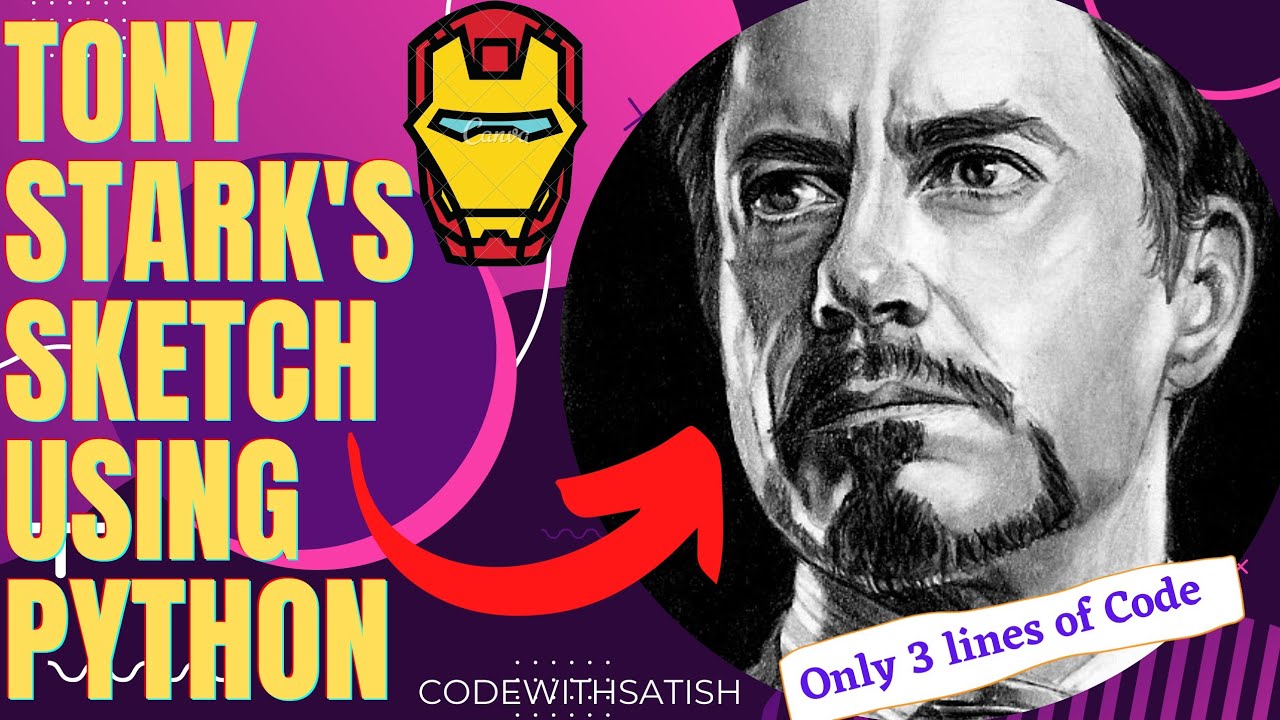 Tony Stark's Sketch Using Python