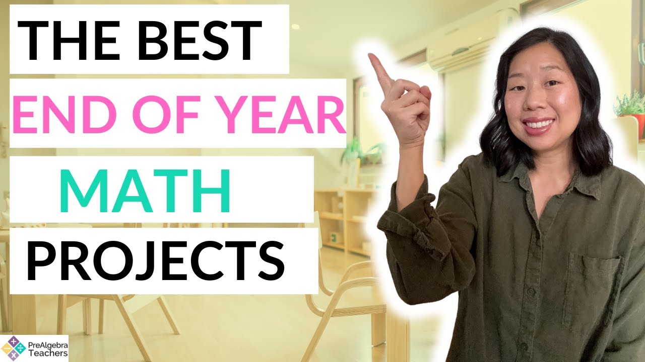 3 Must-Try End of Year Classroom Middle School Math Projects ✏️🎯