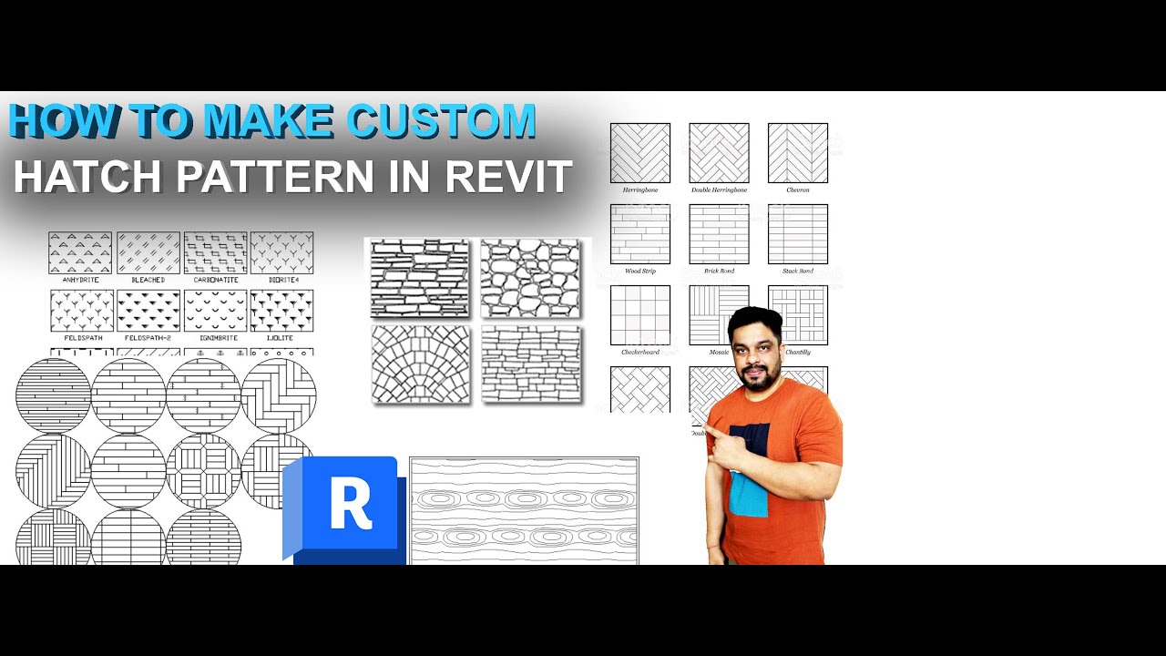 How to make custom hatch Pattern in Revit #bim