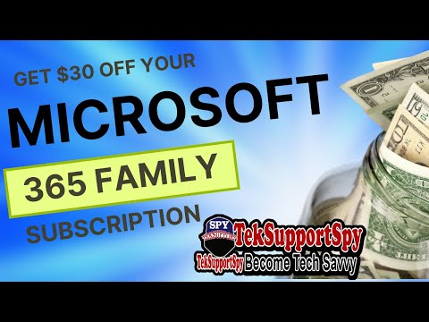 Get $30 Off Your Microsoft 365 Family Subscription #microsoft365family #microsoft