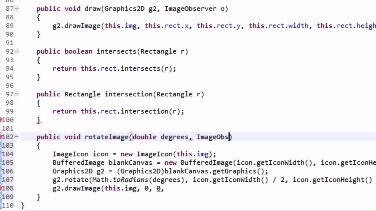 Learning Java: Part 28: Image Rotation