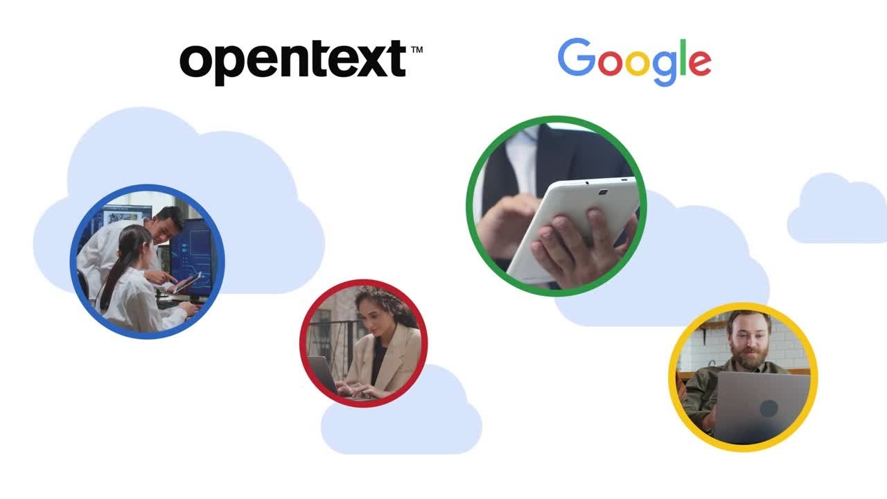 Master modern work with OpenText and Google