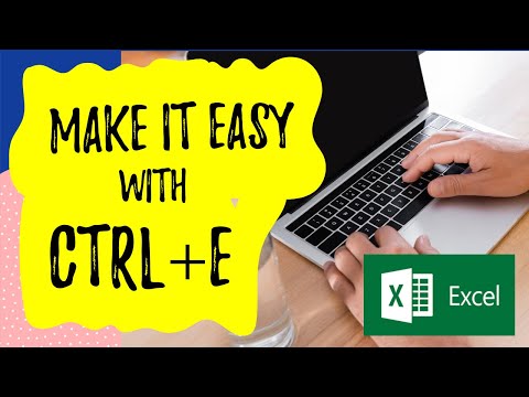 Excel Tips Ctrl E Shortcut #Short #excelshortcuts #exceltips #excelhacks #spreadsheet