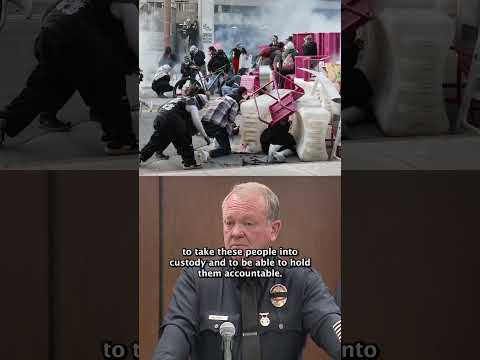 LAPD chief: Protesters' violence against officers 'digusting'