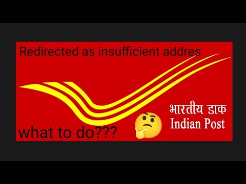 India post article redirected as updated address insufficient | what to do now 🤔