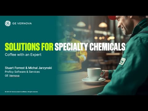 Proficy Demo: Solutions for Specialty Chemicals