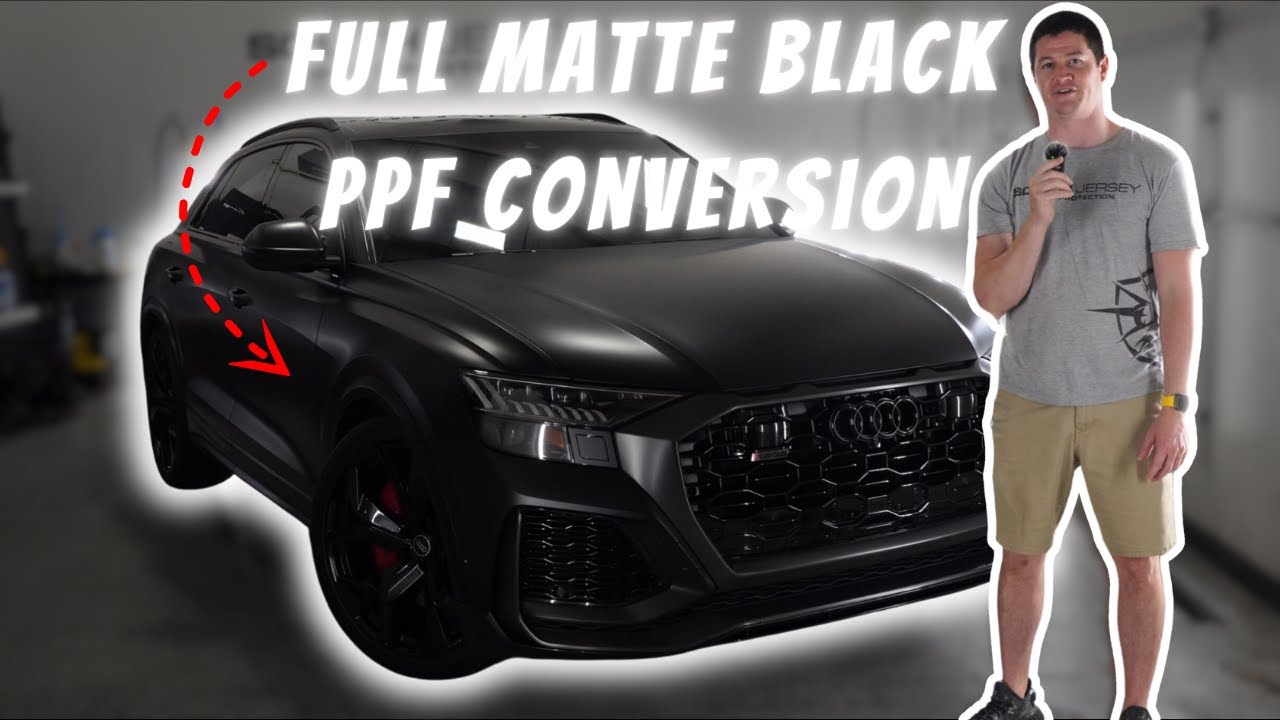 PurePPF Frozen Black PPF Wrap on 2021 Audi RSQ8 | Complete Customization and Tint | Mullica Hill, NJ