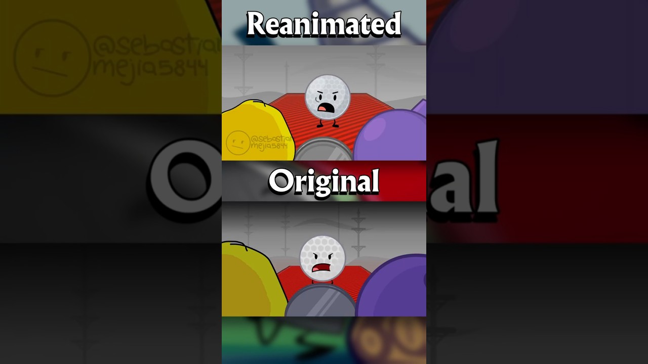 BFDIA 21 Reanimated in 80 Hours Comparison #animation #reanimation #bfdi #bfdia  #idfb #bfb
