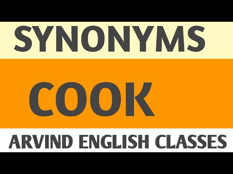 Synonyms of Cook in English || Synonyms || Arvind English classes || #shorts #synonyms #ytshorts