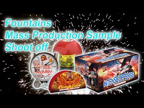 Fountains Mass Production Samples Shoot-off