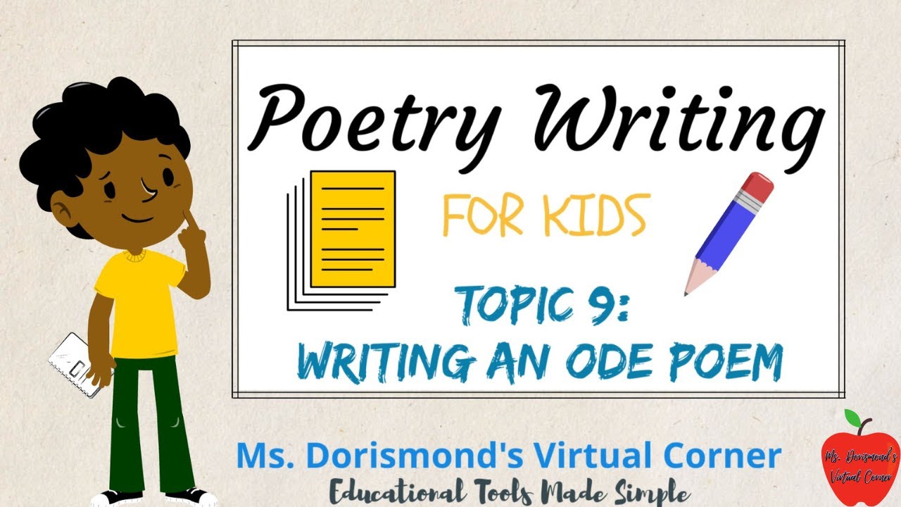 ✏️ How to Write an Ode Poem | Poetry Writing for Kids and Beginners