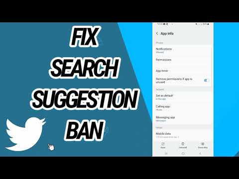 How To Fix And Solve Search Suggestion Ban On Twitter App