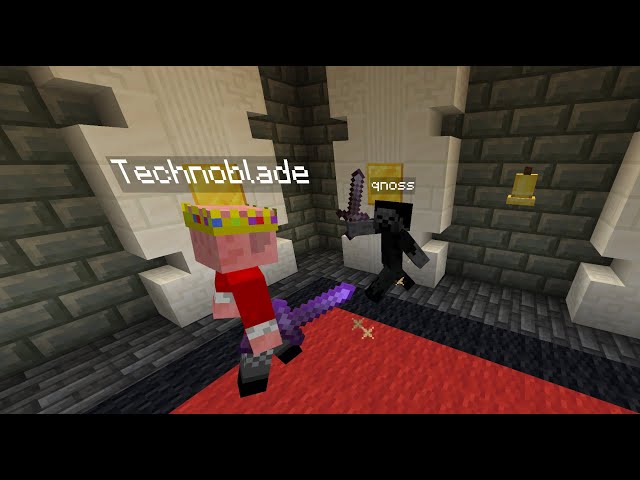 PVP Training with Technoblade. Minecraft Map