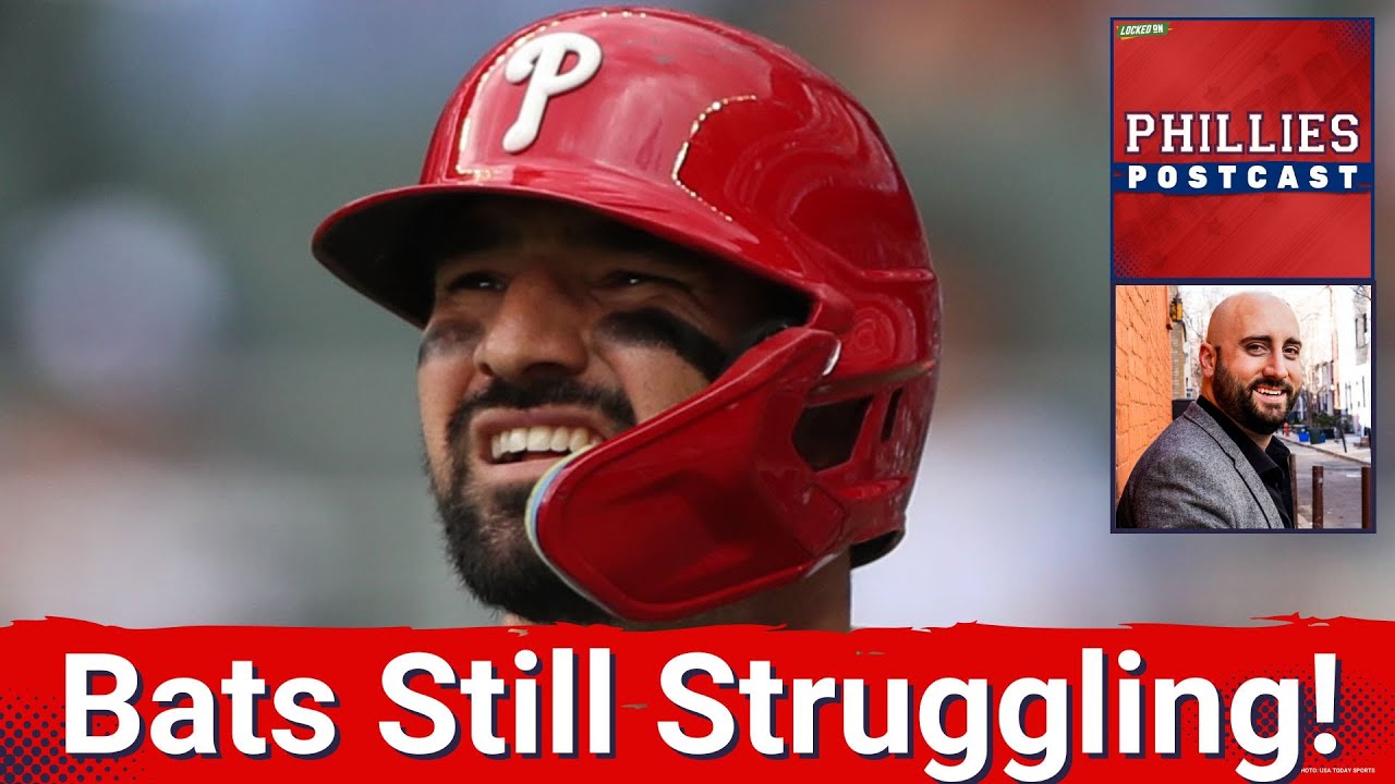 PHILLIES POSTCAST: Philadelphia Phillies' offense CONTINUES to struggle, fall to the Giants, 3-1
