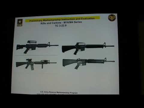 U.S. Army IWQ Preliminary Marksmanship Instruction (PMI) Table 1