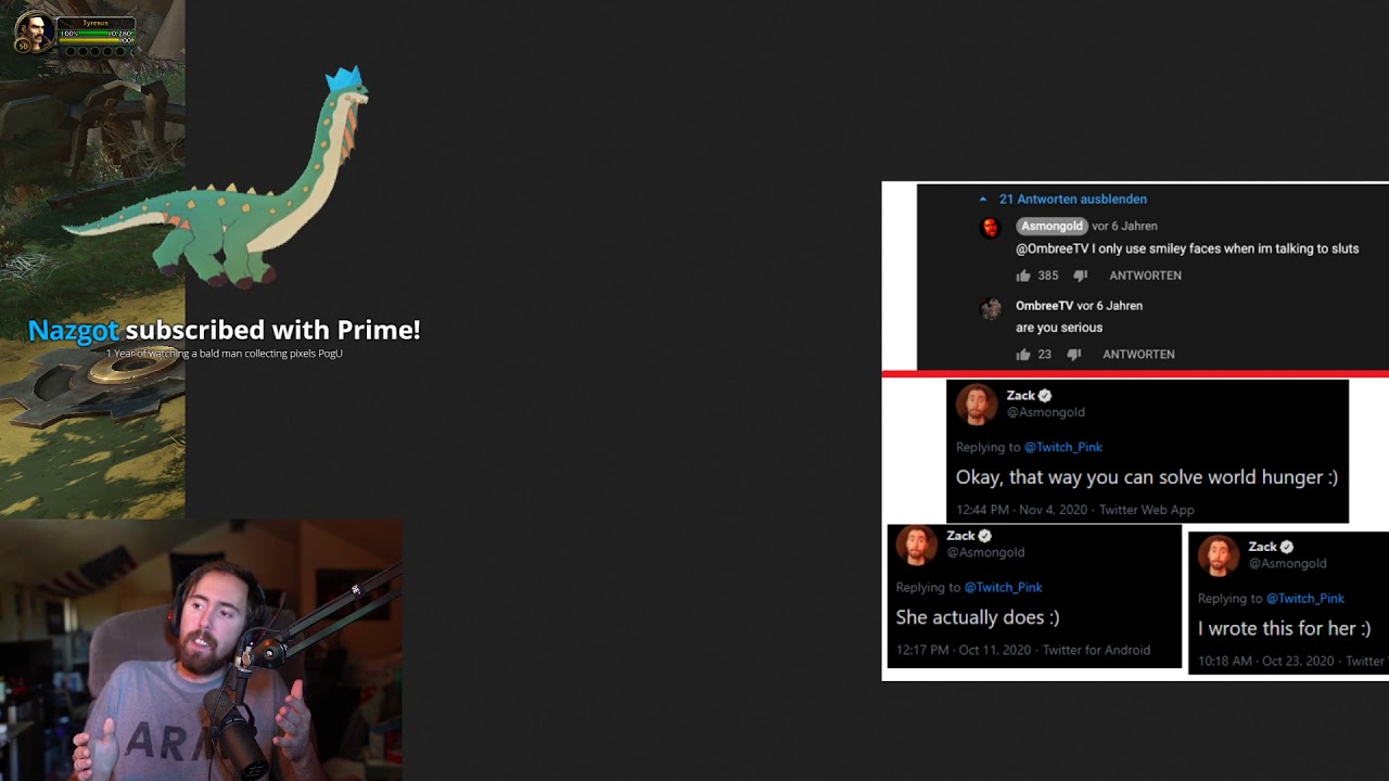 Asmongold on Pink_Sparkles