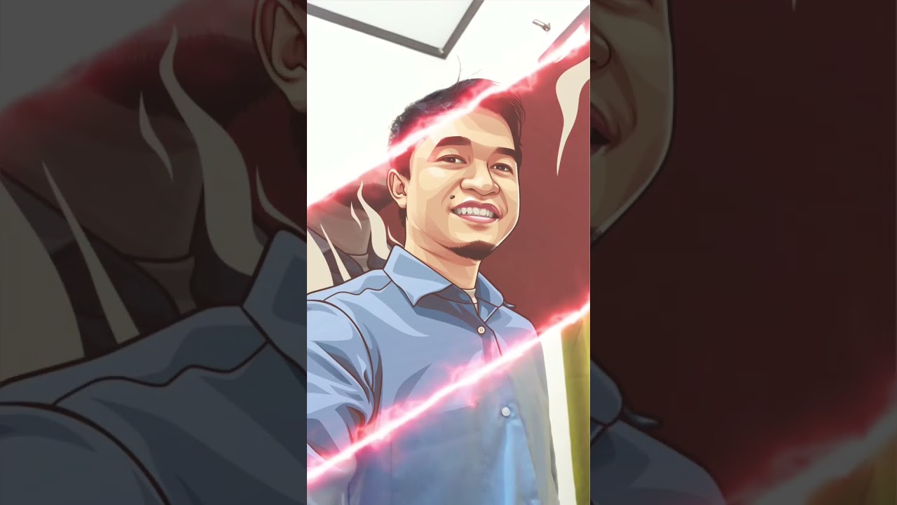 Vector portrait for customer #shorts #vectorart #alamcreative