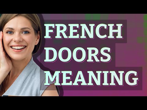 French doors | meaning of French doors