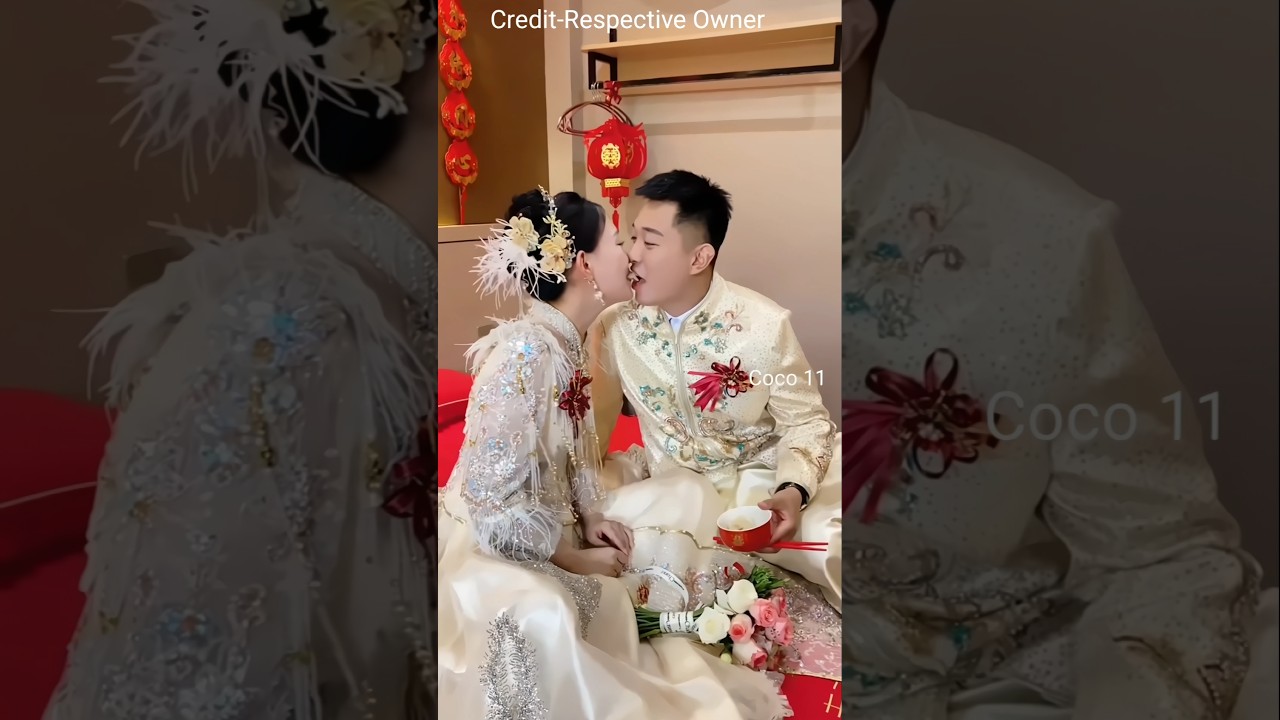 🤡🥰Shocking Chinese Wedding Ritual 😲 #wedding #trending #viralvideo #makeup #shorts