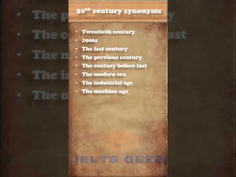 20th century synonyms #ielts #english #synonyms