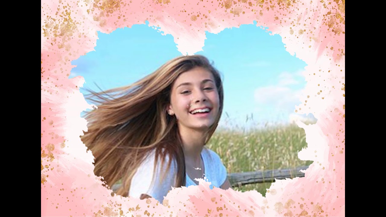 13th birthday video invitation Teenager invitation Tween to preteen Preteen Girl birthday Pink& gold