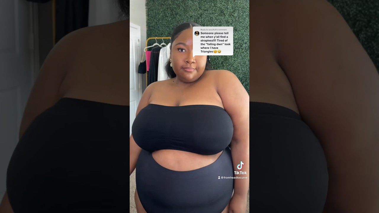 Plus Size Strapless Bra Hack! | Plus Size Style Tip!