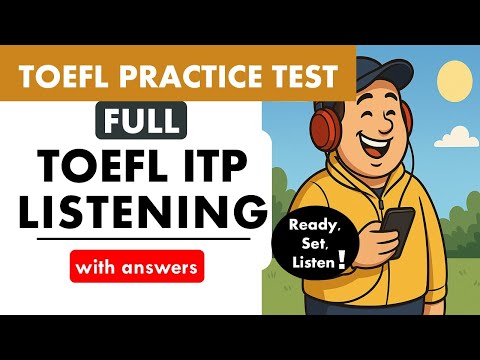 Full TOEFL ITP Listening Practice Test with Answers | TOEFL Exam Prep | English Listening MCQ TOEFL