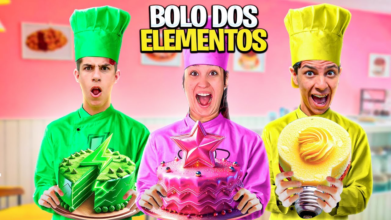 O MELHOR BOLO DE  ELEMENTO VENCE *Teve confusão!