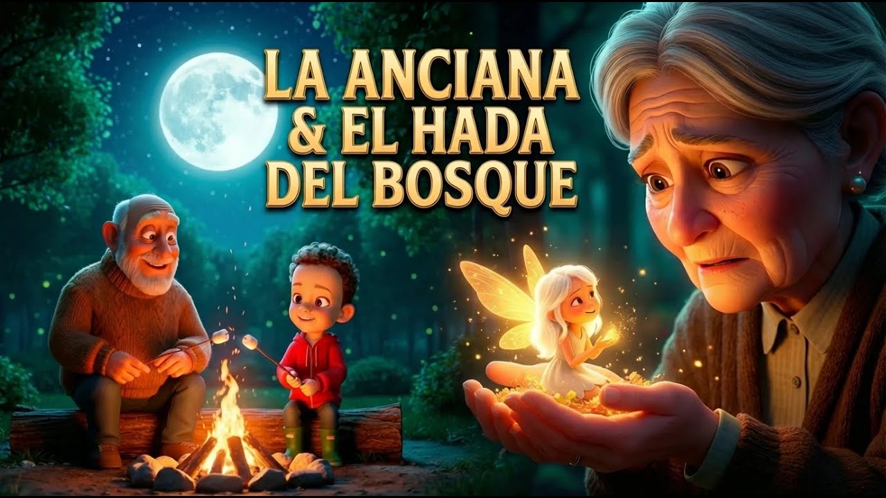 La Anciana y el Hada: En busca del Rocío Dorado ✨ | Cuento Mágico para Niños