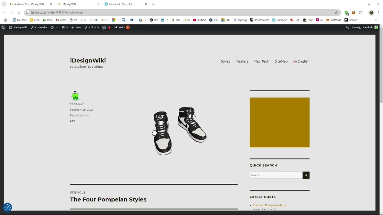 Videoguide - Visualize 3D Models in Wordpress, Emb3d Plugin, 3D Viewer Plugin, Media File Upload GLB