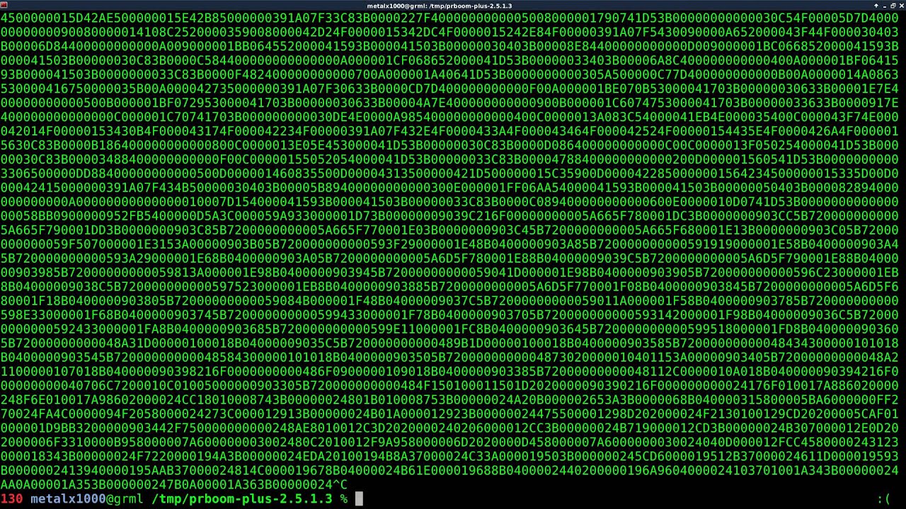 08 Doom Hexedit Strings from the Shell with Hexdump Sed xxd Prboom Binary Executable Linux Tutorial