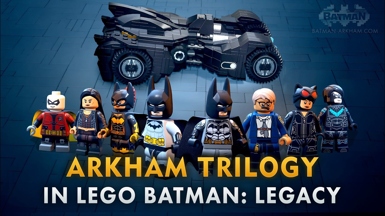 LEGO Batman: Legacy of the Dark Knight - Full Arkham Trilogy Showcase (Skins, Props & Scenes)