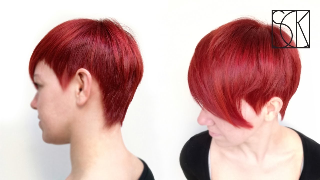 PIXIE HAIRCUT  transformation - tutorial by SANJA KARASMAN